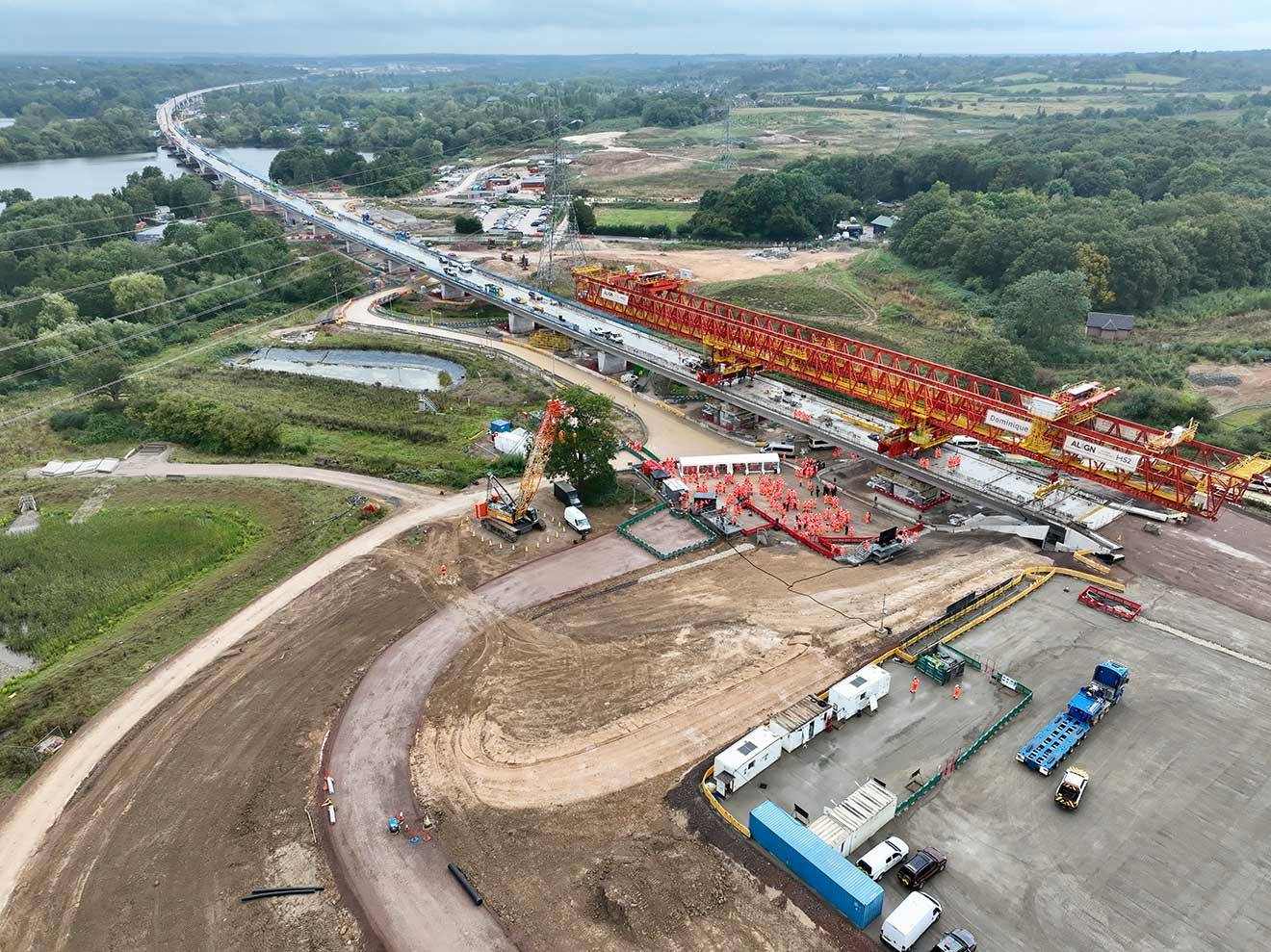 Last segment of Colne Valley Viaduct installed and becomes Britain's longest rail bridge
